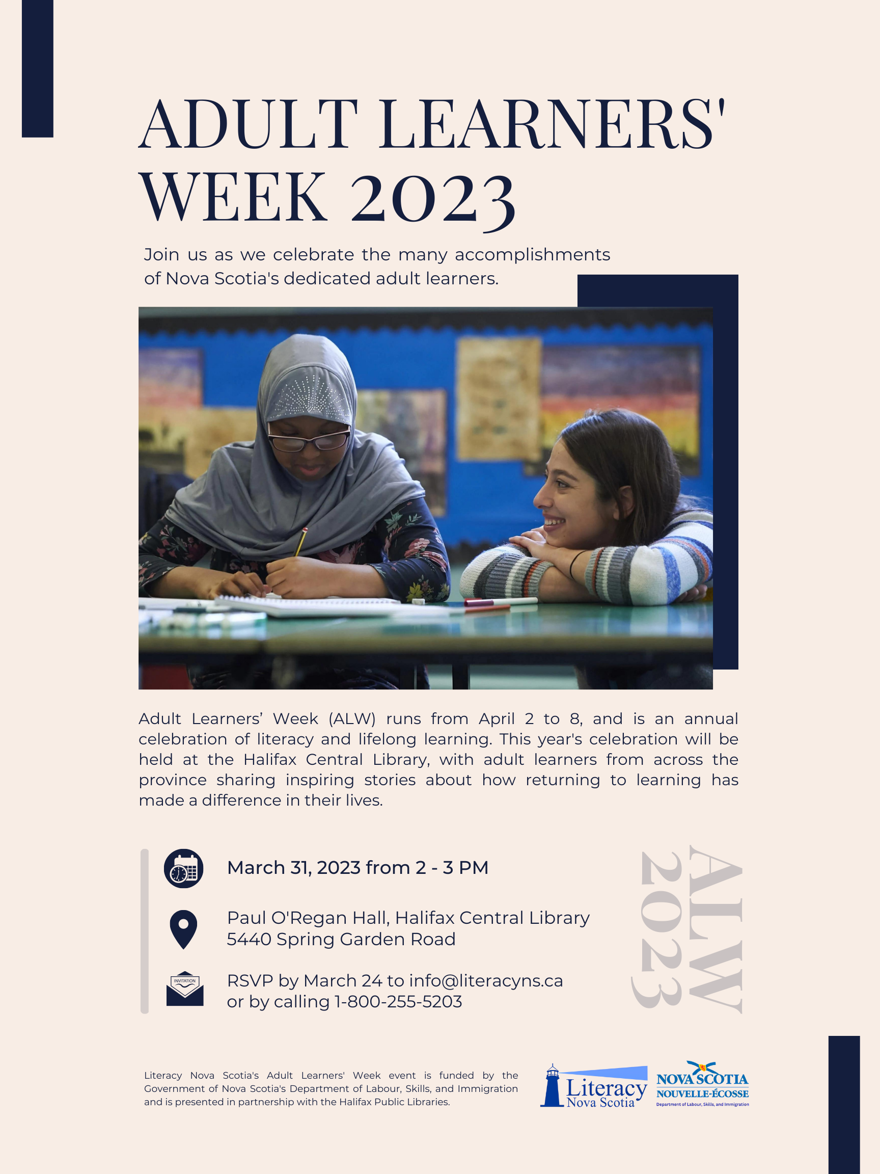 Adult Learners' Week Promotional Poster